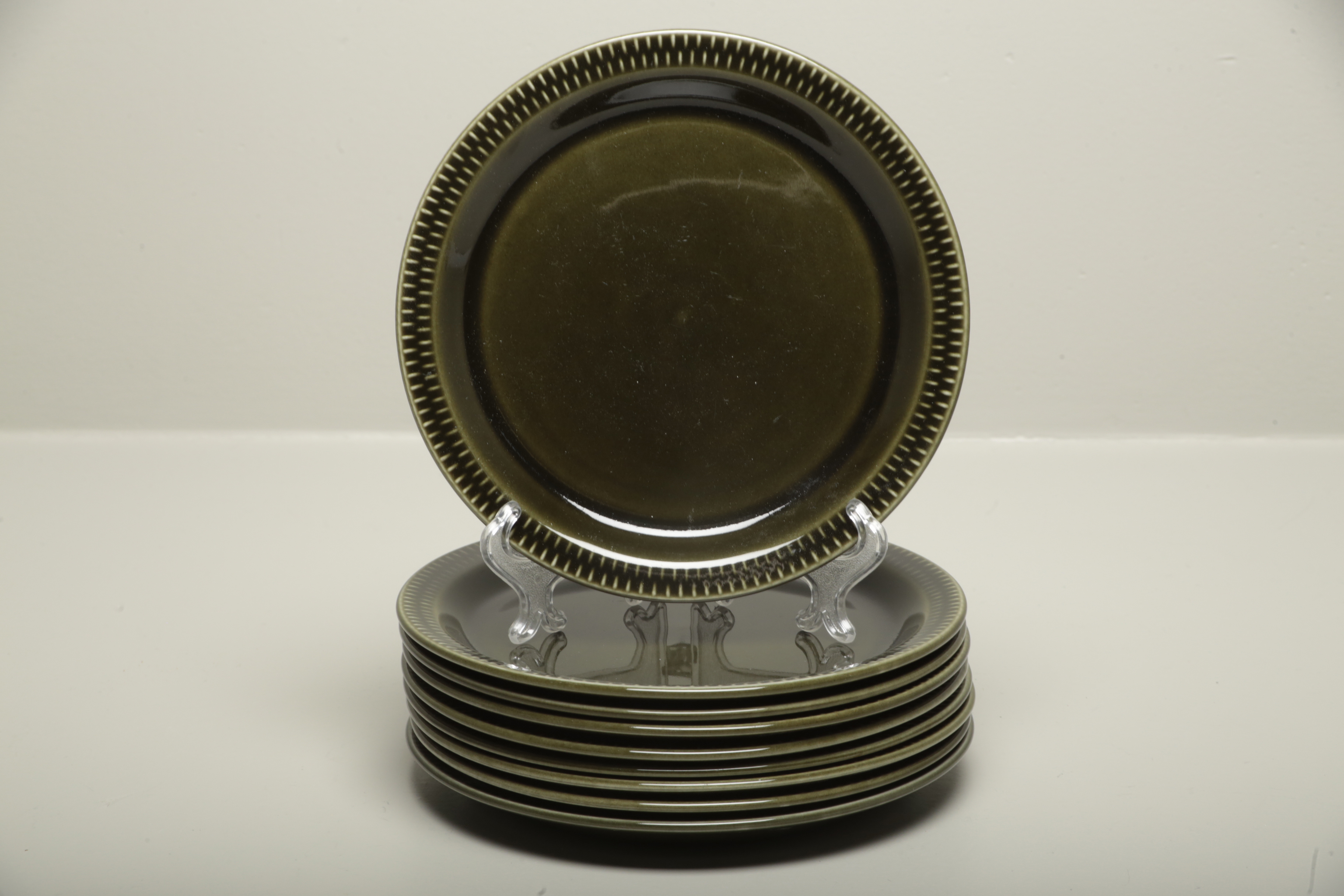 Stavanger porslin, assietter 9 stycken | Auktion